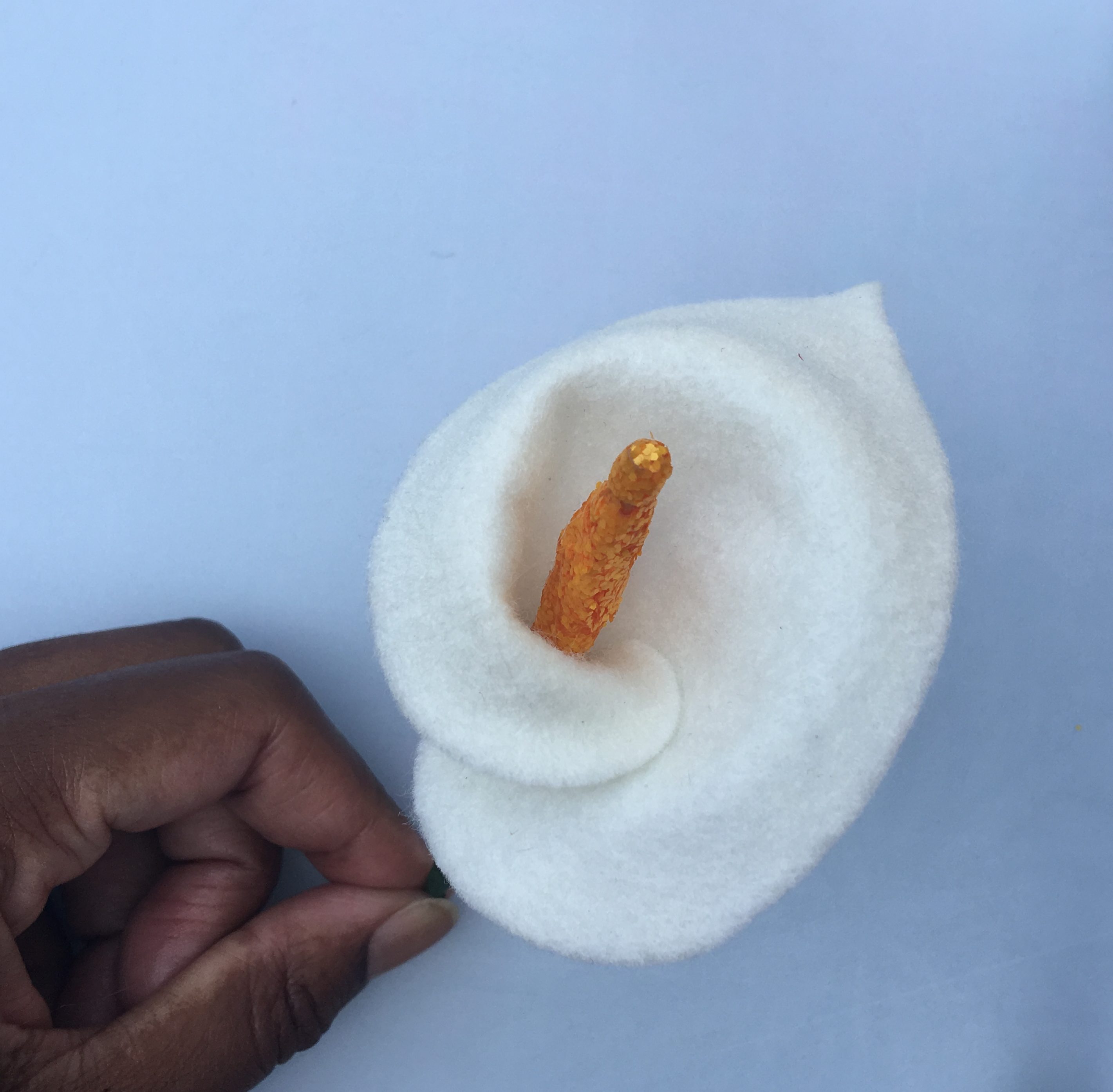 Fabric Calla Lily: A DIY - Workshops Essayer